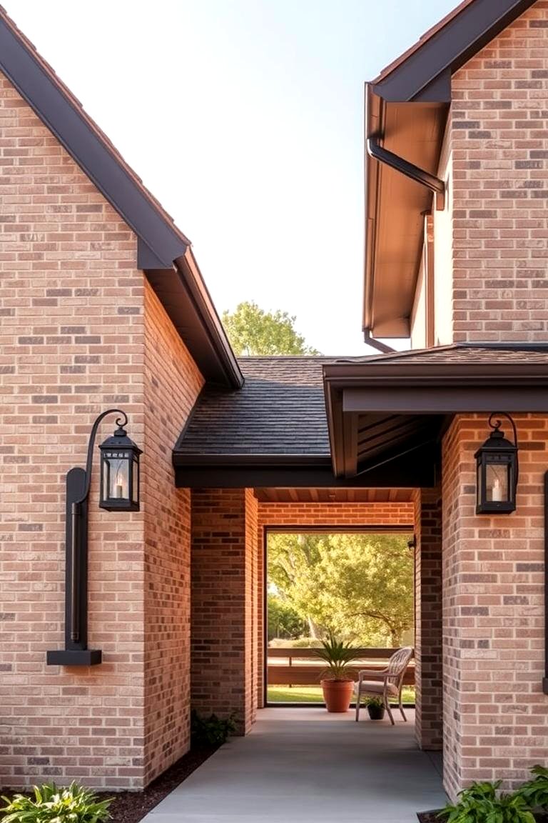 30 Exterior Brick and Paint Color Combinations