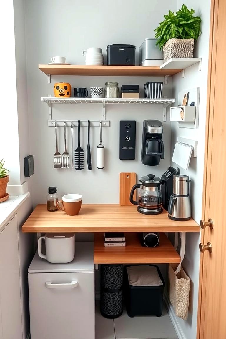 21 Functional Coffee Station Ideas for Kitchen or Office