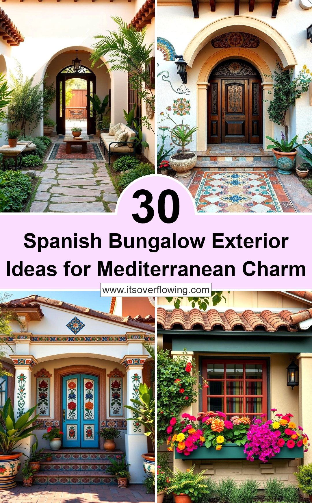 30 Spanish Bungalow Exterior Ideas for Mediterranean Charm
