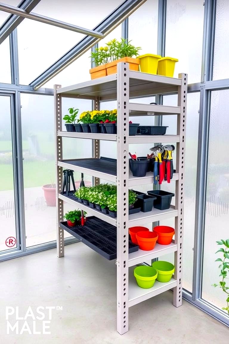 30 Greenhouse Shelving Ideas: Organized Plant Storage