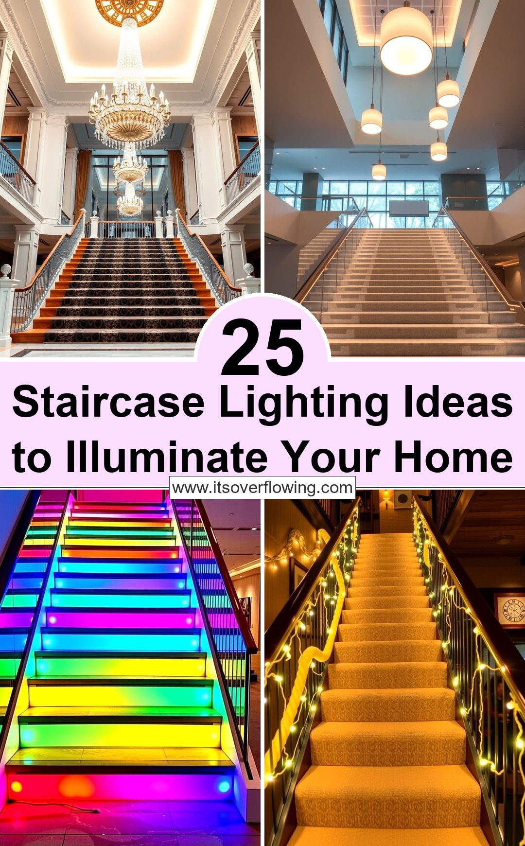 25 Staircase Lighting Ideas to Illuminate Your Home
