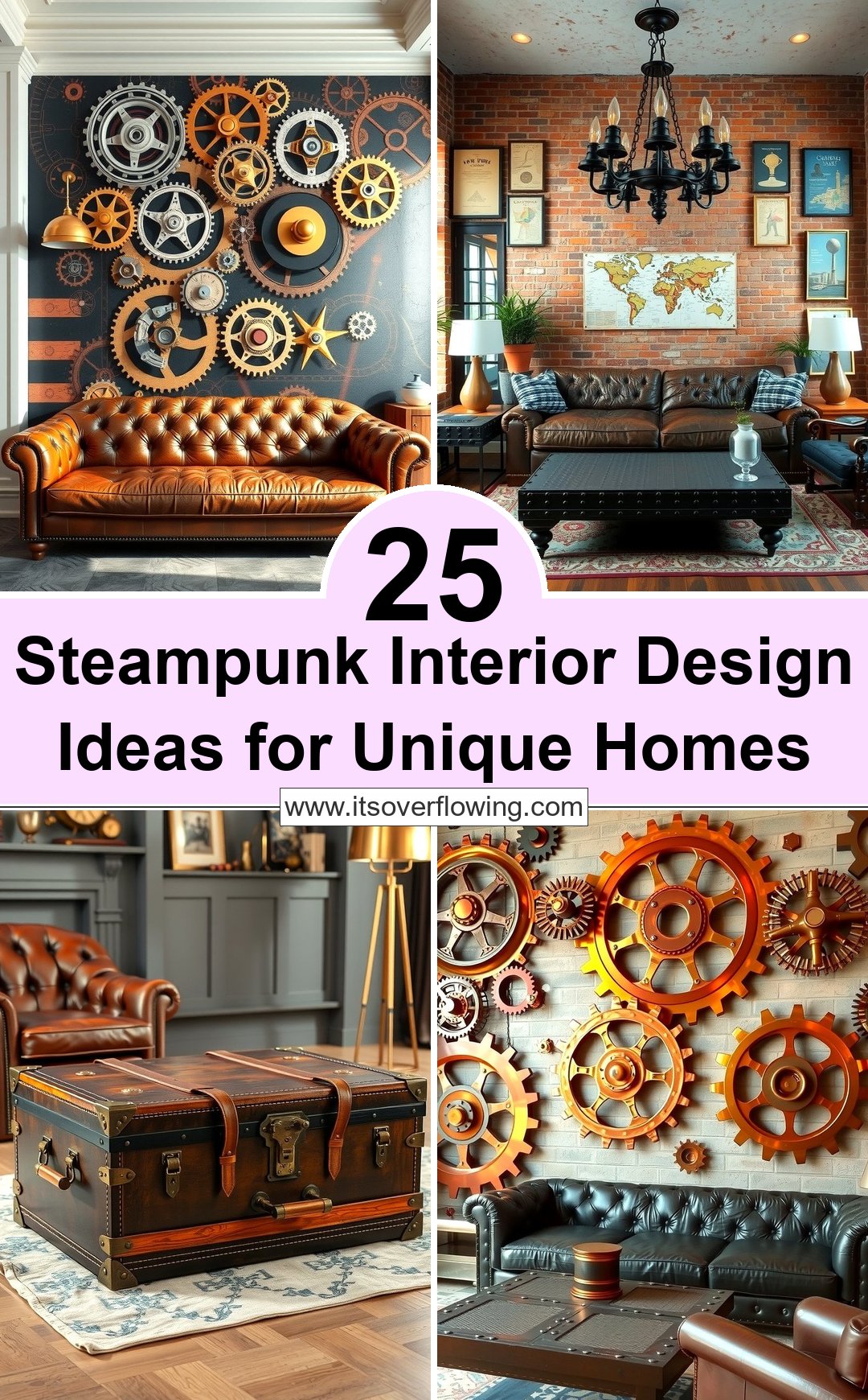 25 Steampunk Interior Design Ideas for Unique Homes
