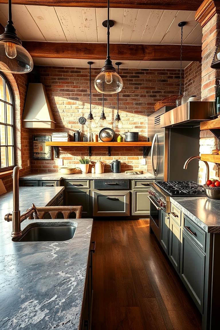 21 Rustic Kitchen Concepts for Warm Farmhouse-Inspired Designs