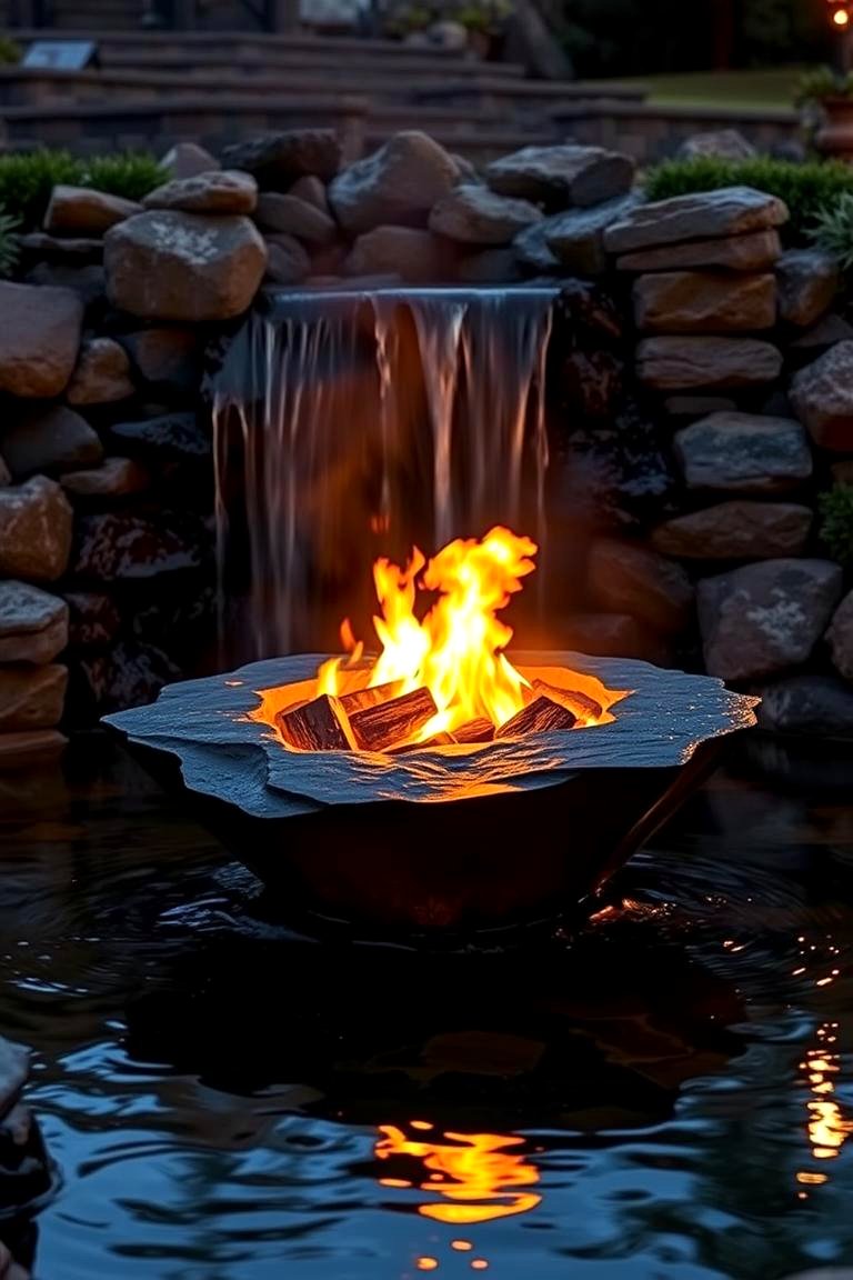 30 Elegant Stone Fire Pit Ideas for Backyard Entertaining