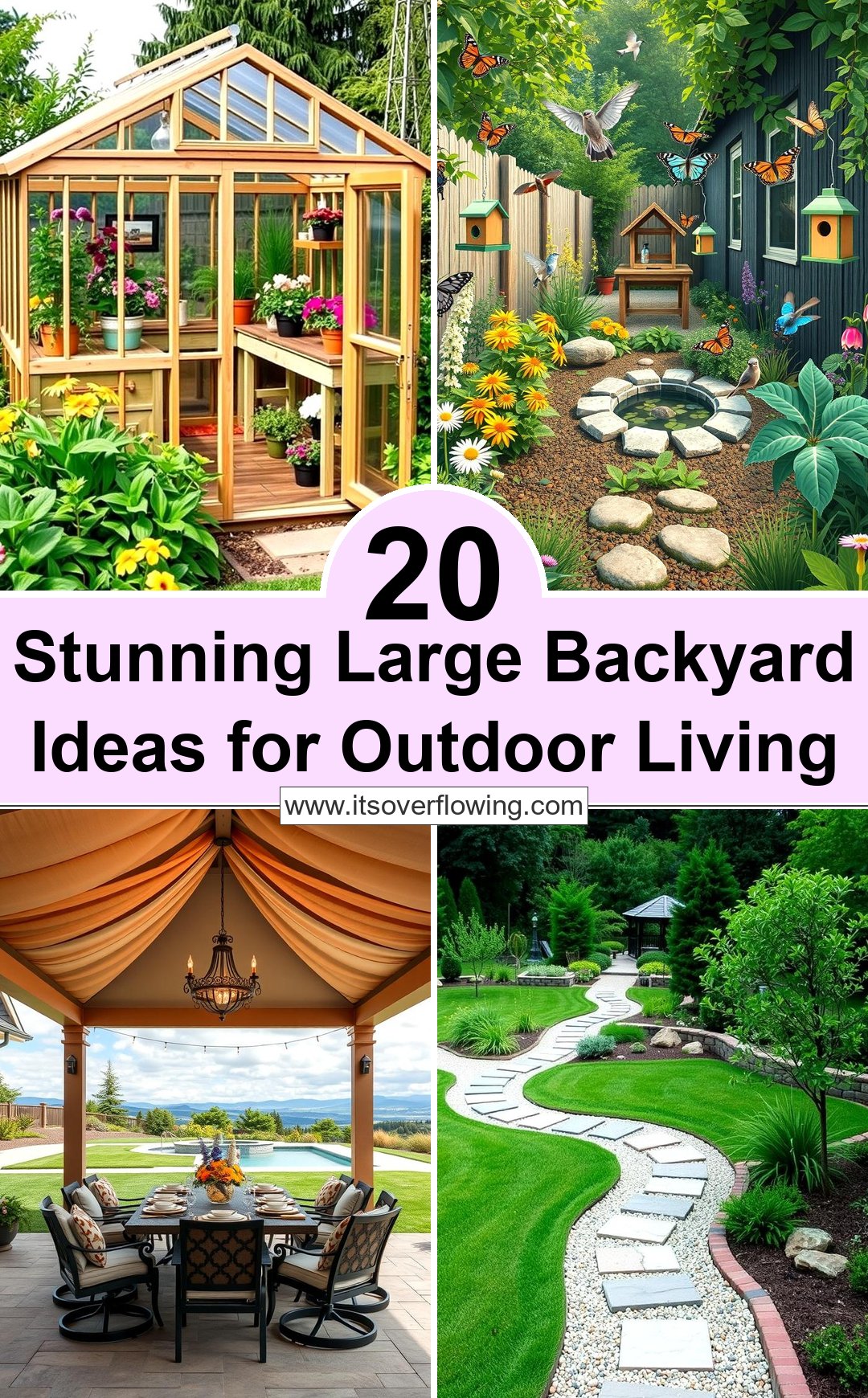 20 Stunning Large Backyard Ideas for Outdoor Living