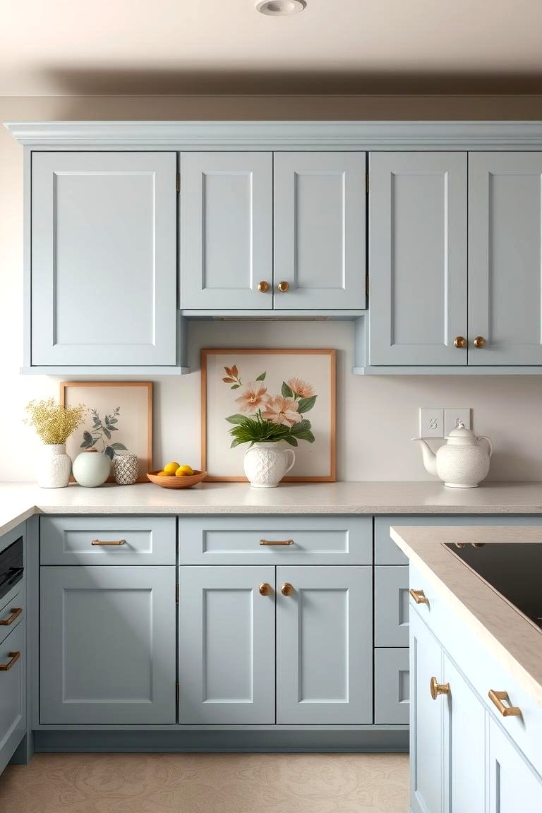 21 Blue Farmhouse Kitchen Cabinet Ideas for Rustic Charm