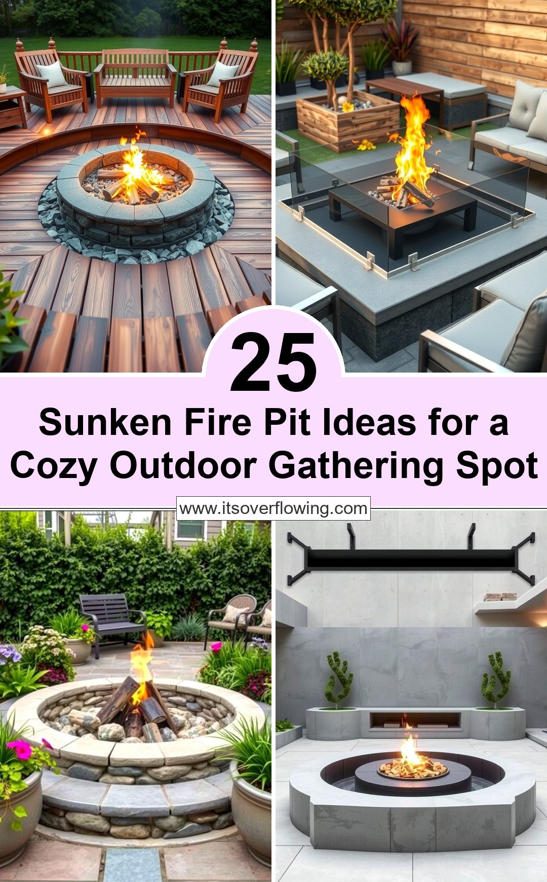 25 Sunken Fire Pit Ideas for a Cozy Outdoor Gathering Spot