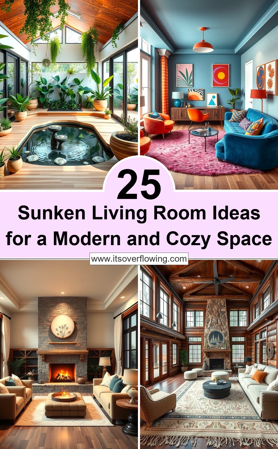 25 Sunken Living Room Ideas for a Modern and Cozy Space