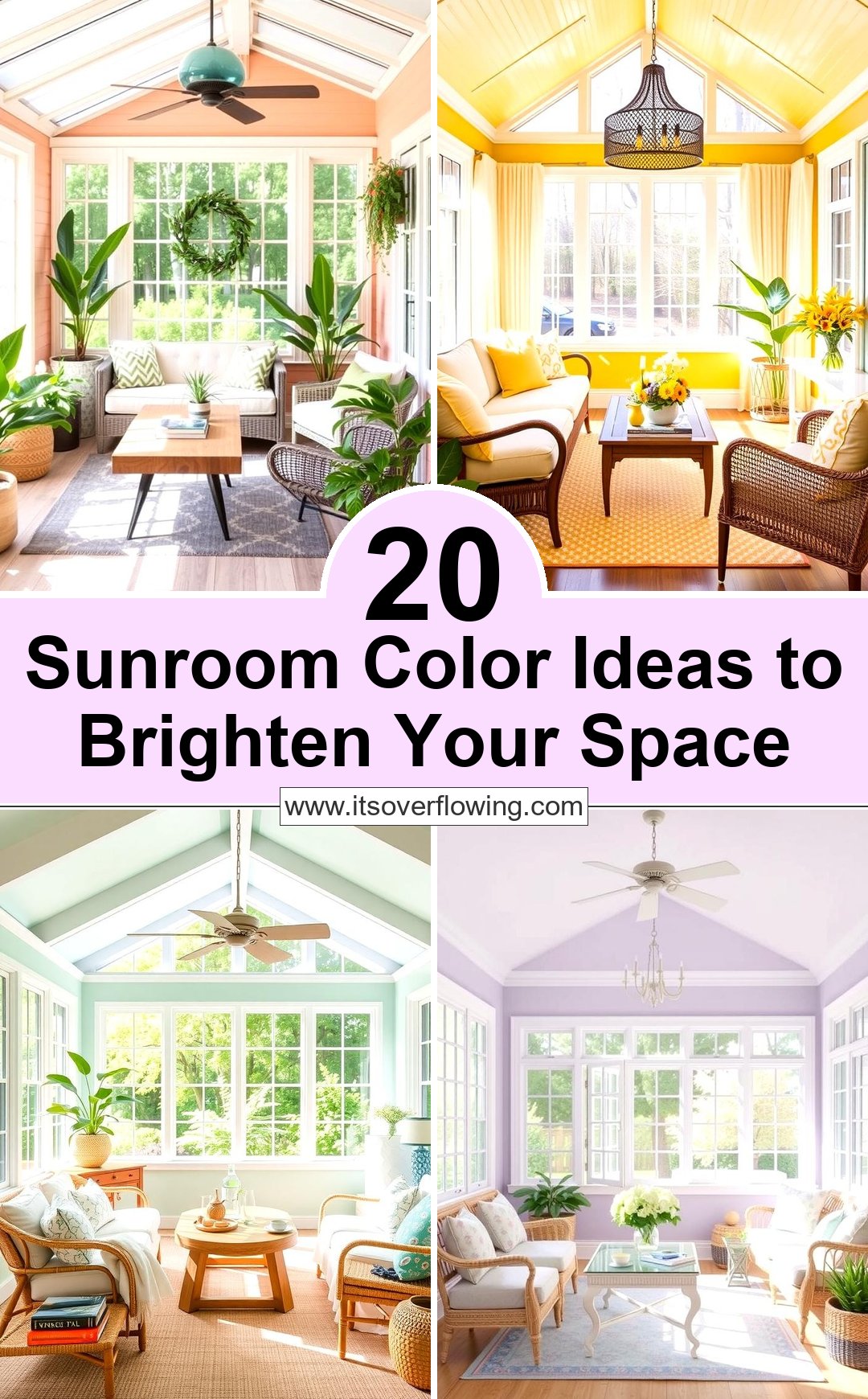 20 Sunroom Color Ideas to Brighten Your Space