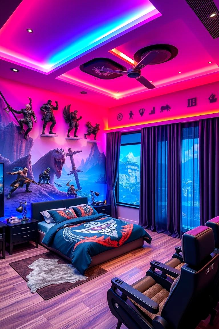 21 Gaming Bedroom Ideas for an Immersive Entertainment Setup