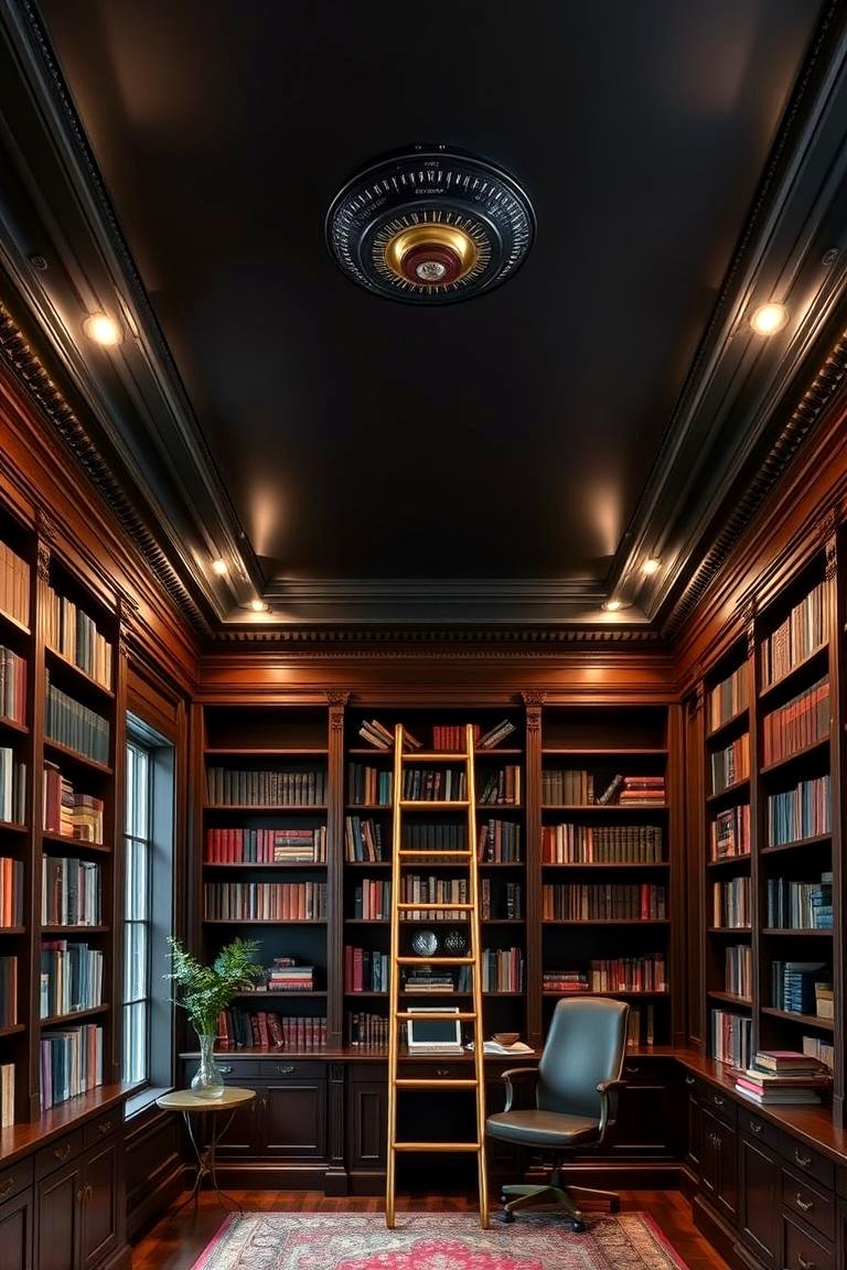 30 Black Ceiling Ideas to Add Depth and Drama Above