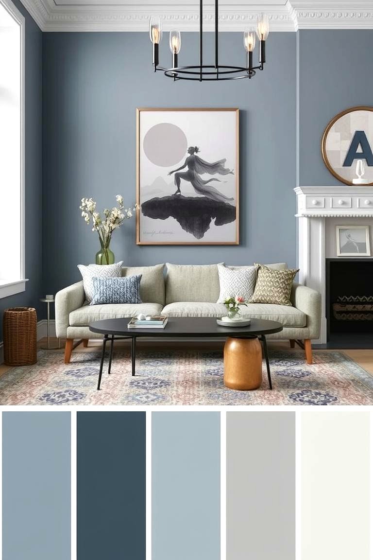 21 Blue-Gray Paint Colors for Sophisticated Interiors
