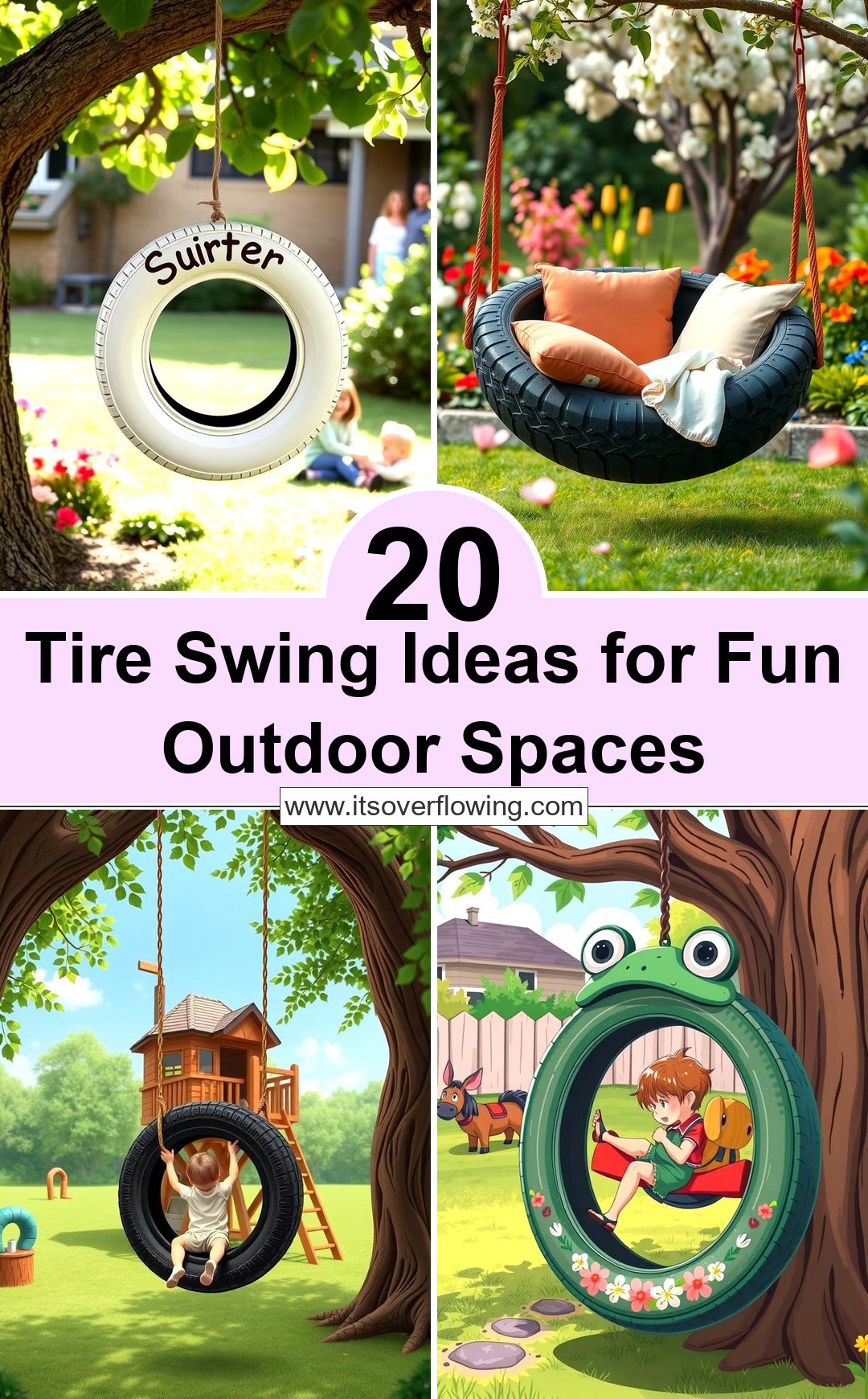20 Tire Swing Ideas for Fun Outdoor Spaces