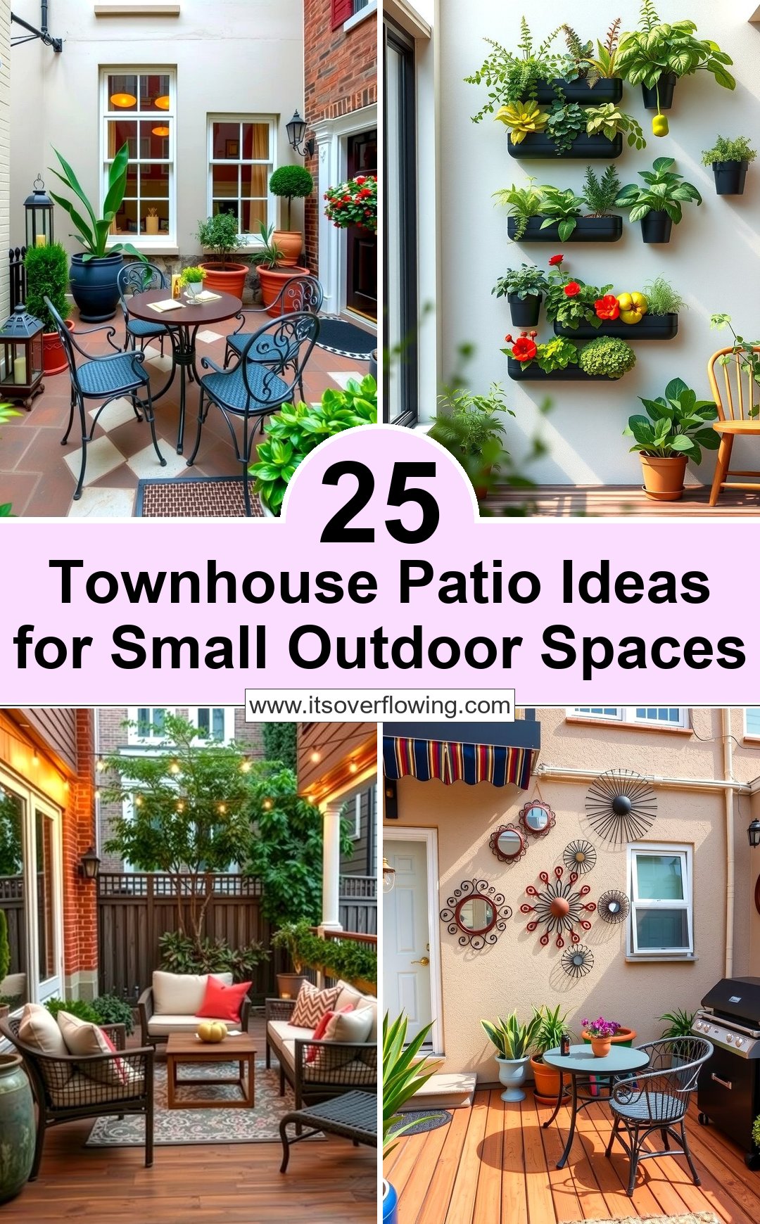 25 Townhouse Patio Ideas for Small Outdoor Spaces