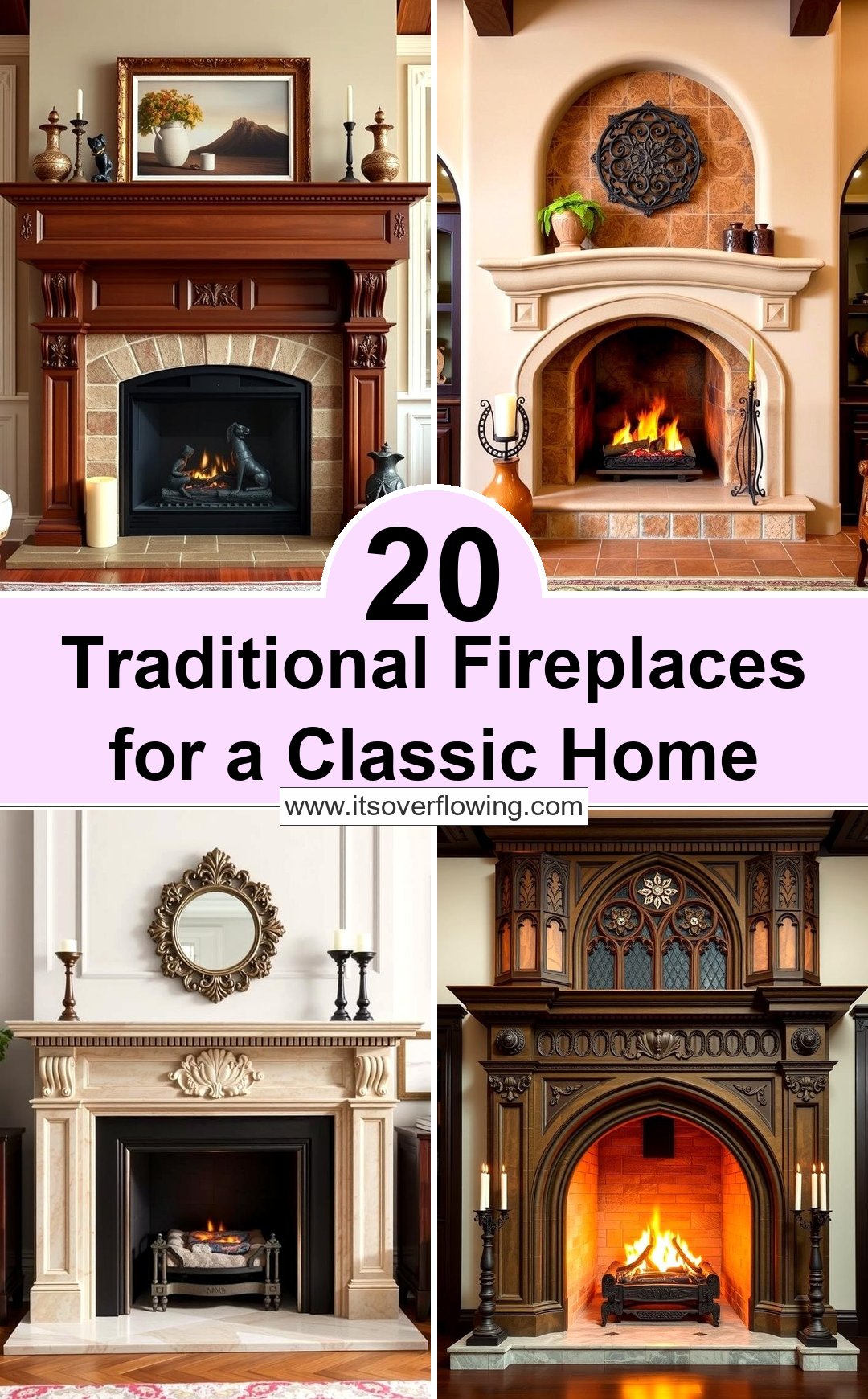 20 Traditional Fireplaces for a Classic Home