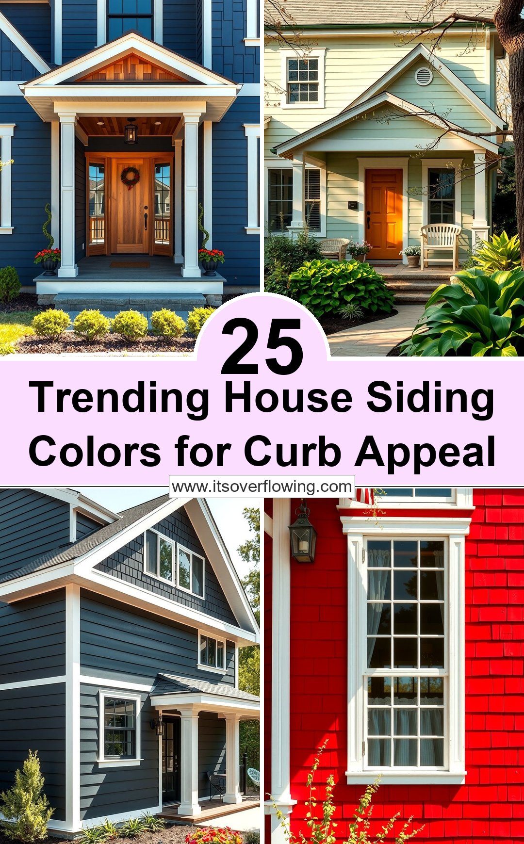 25 Trending House Siding Colors for Curb Appeal