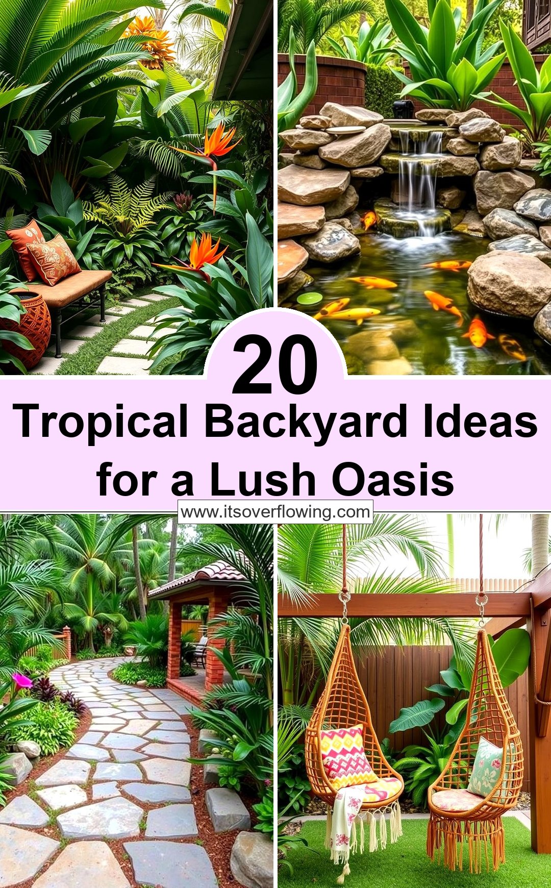 20 Tropical Backyard Ideas for a Lush Oasis
