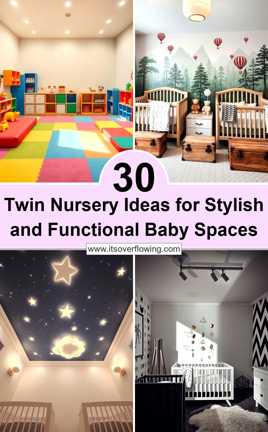 30 Twin Nursery Ideas for Stylish & Functional Baby Spaces
