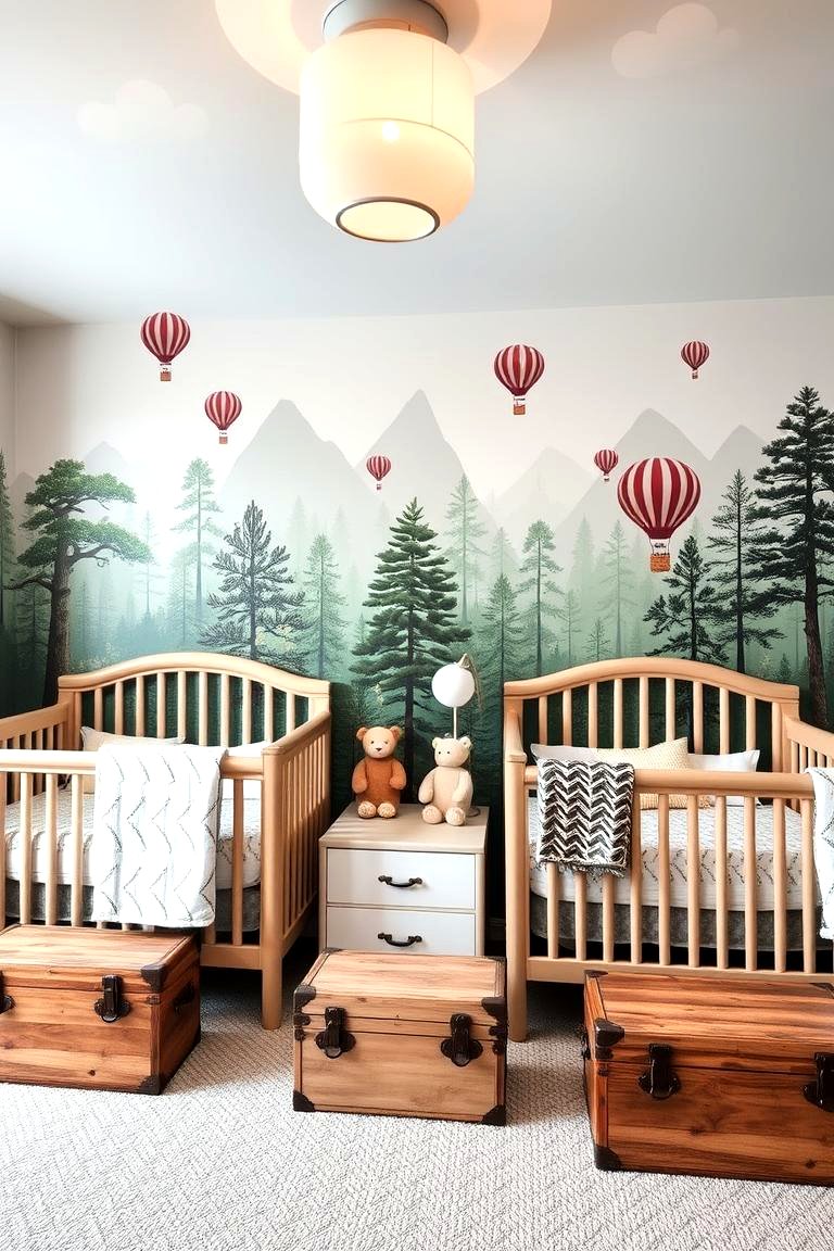 30 Twin Nursery Ideas for Stylish & Functional Baby Spaces