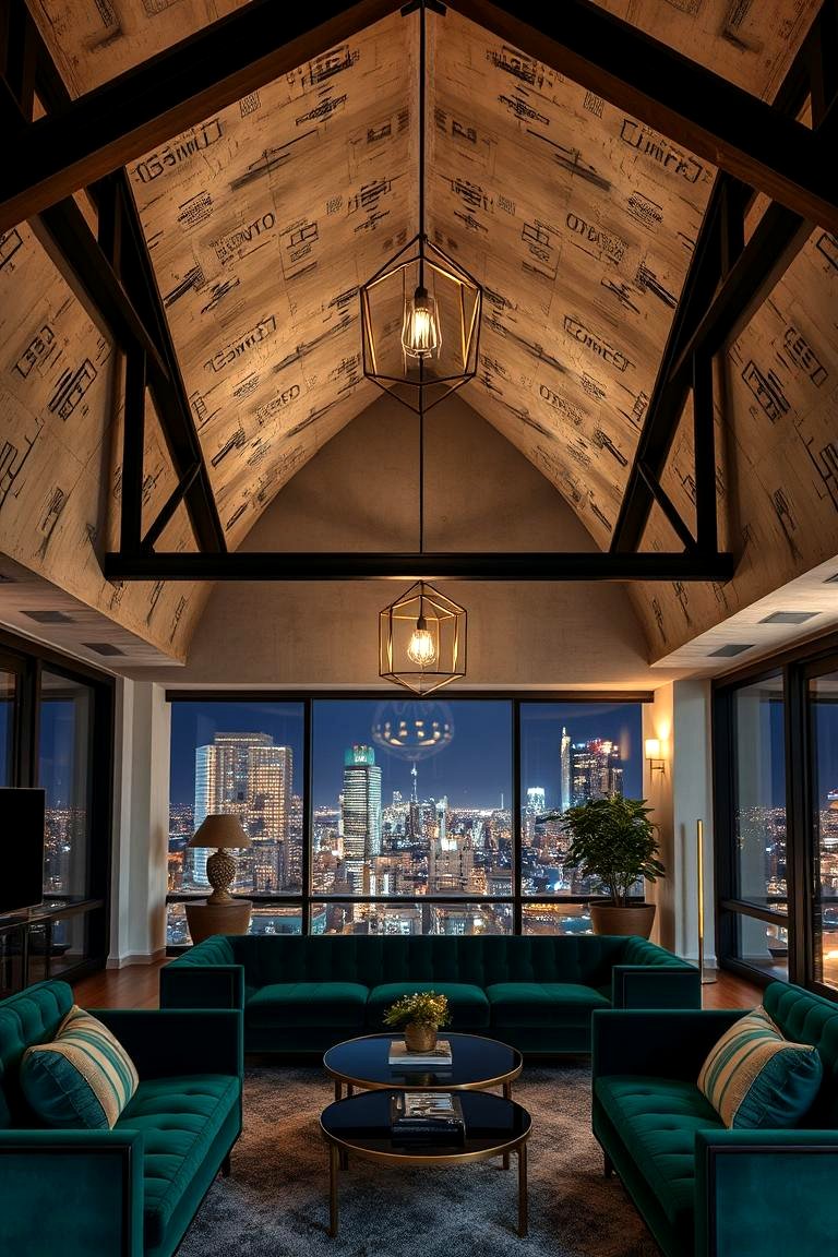30 Vaulted Ceiling Ideas with Beams for Dramatic Room Designs