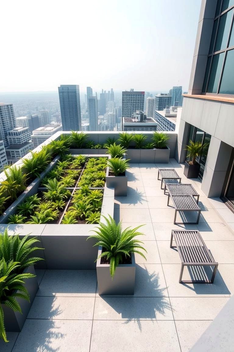21 Rooftop Deck Layouts for Urban Outdoor Entertainment Areas