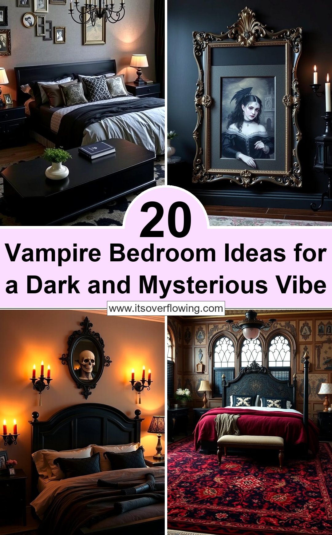 20 Vampire Bedroom Ideas for a Dark and Mysterious Vibe