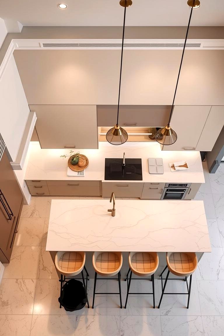 30 Quartz Kitchen Countertops for Modern & Durable Surfaces