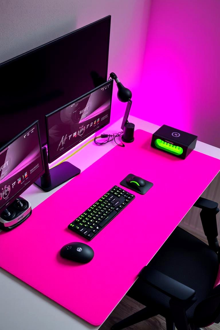 30 Pink Gaming Setup Ideas for a Vibrant Play Space