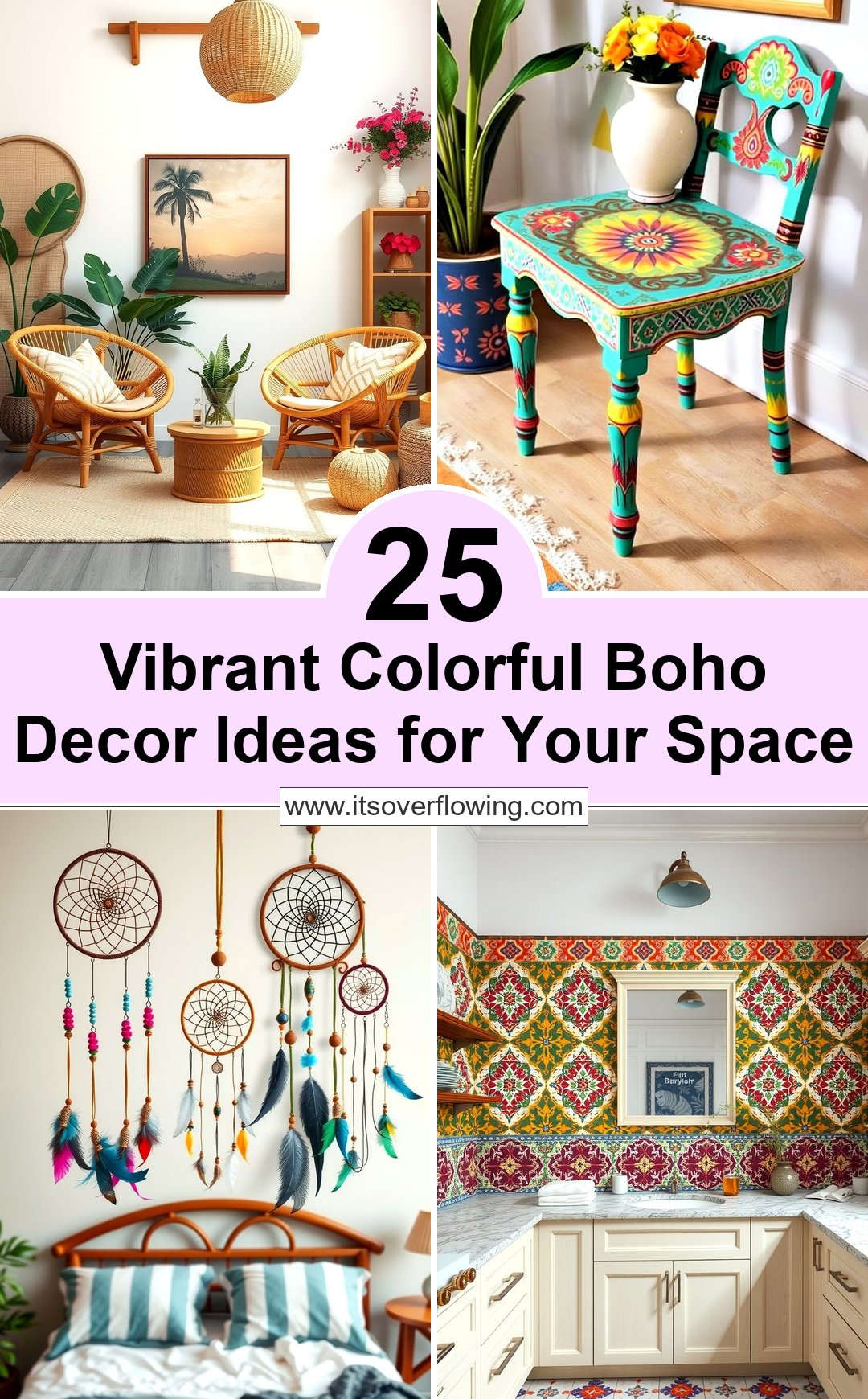 25 Vibrant Colorful Boho Decor Ideas for Your Space