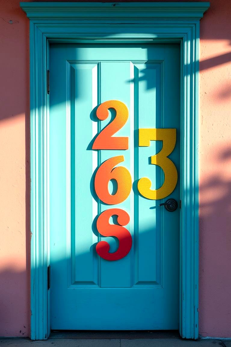 21 House Number Ideas to Boost Curb Appeal Creatively