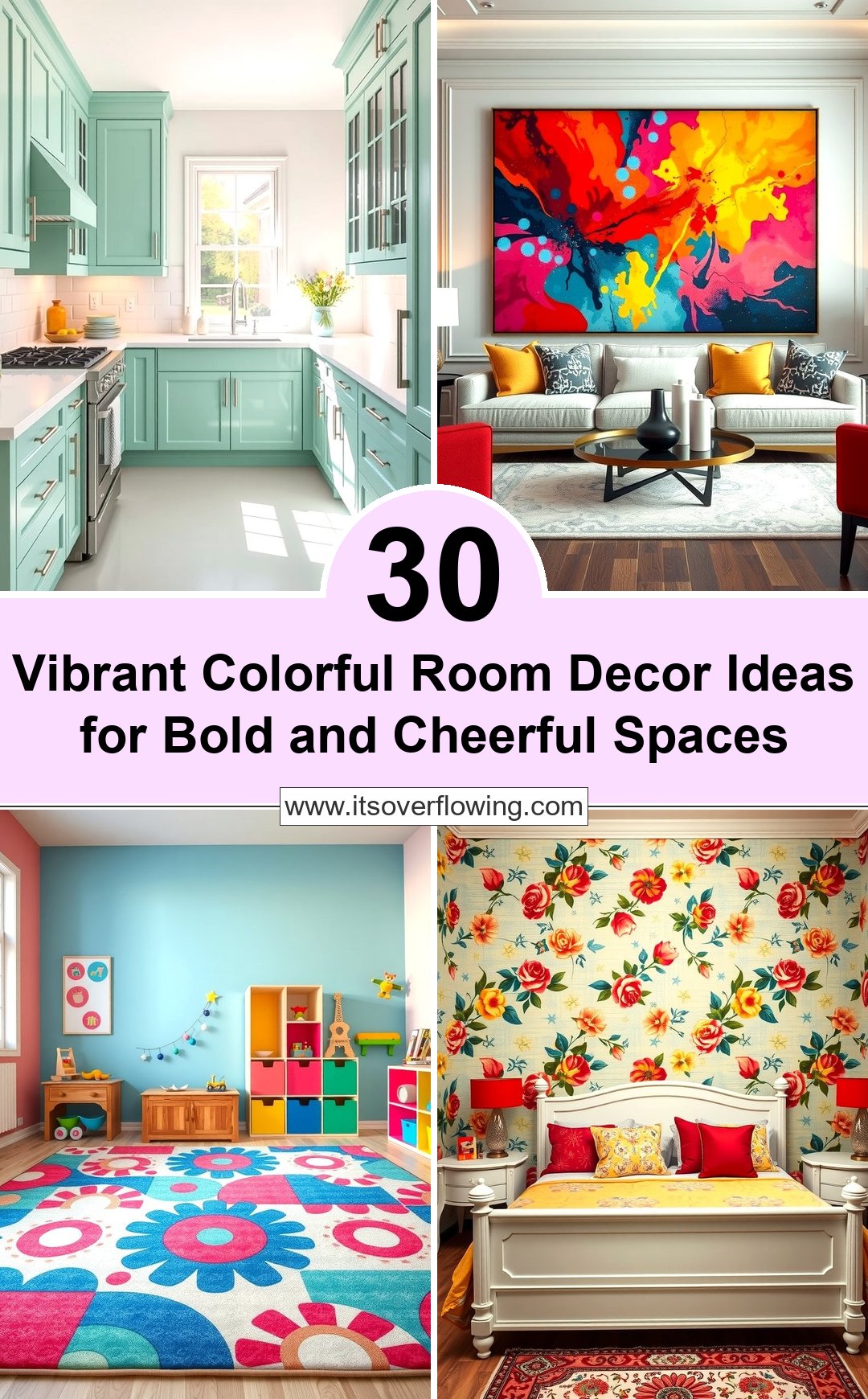 30 Vibrant Colorful Room Decor Ideas for Bold & Cheerful Spaces