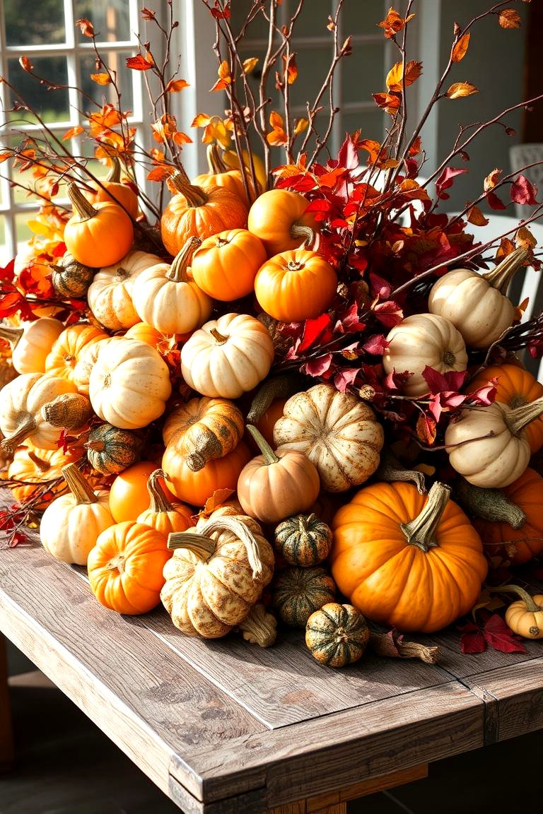 21 Pumpkin Decor Concepts for Autumn-Inspired Home Styling