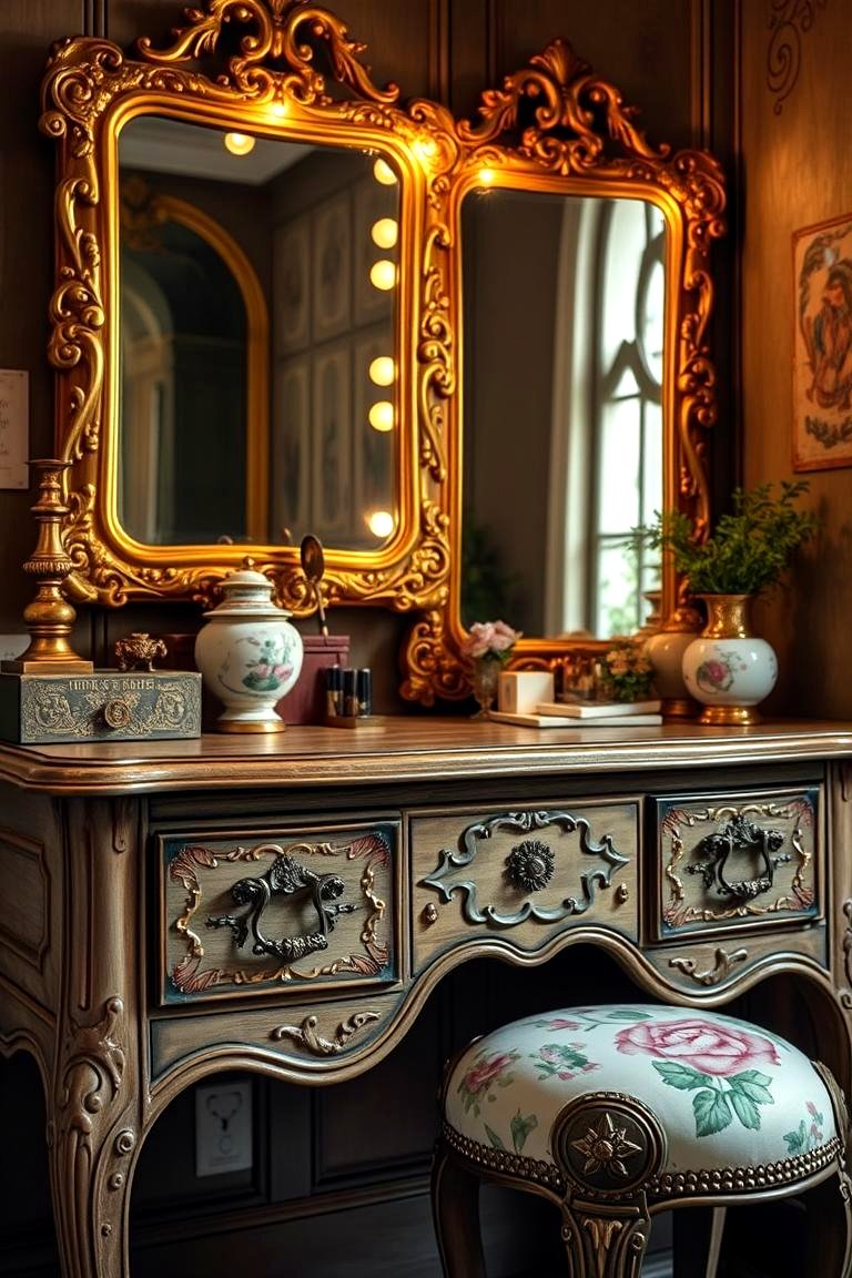 30 Stylish Makeup Vanity Ideas for a Functional Beauty Space