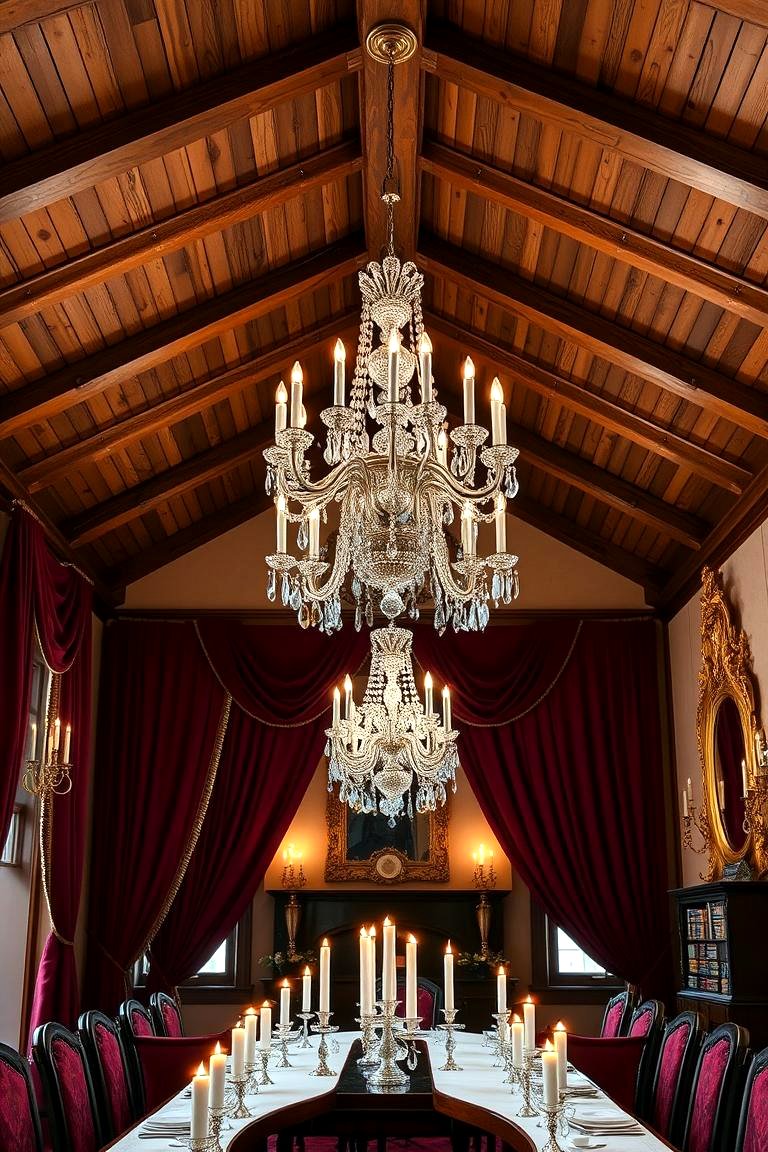 30 Vaulted Ceiling Ideas with Beams for Dramatic Room Designs