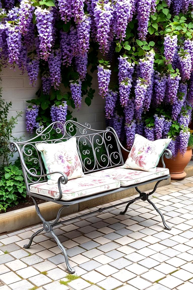 30 Charming Garden Bench Ideas for Relaxing Outdoor Spaces