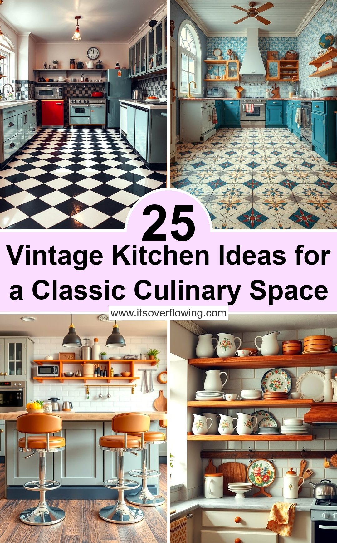 25 Vintage Kitchen Ideas for a Classic Culinary Space