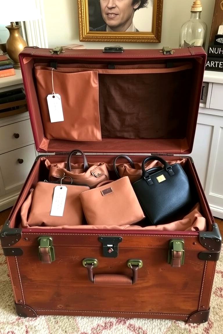 30 Practical Purse Storage Ideas to Organize Handbags