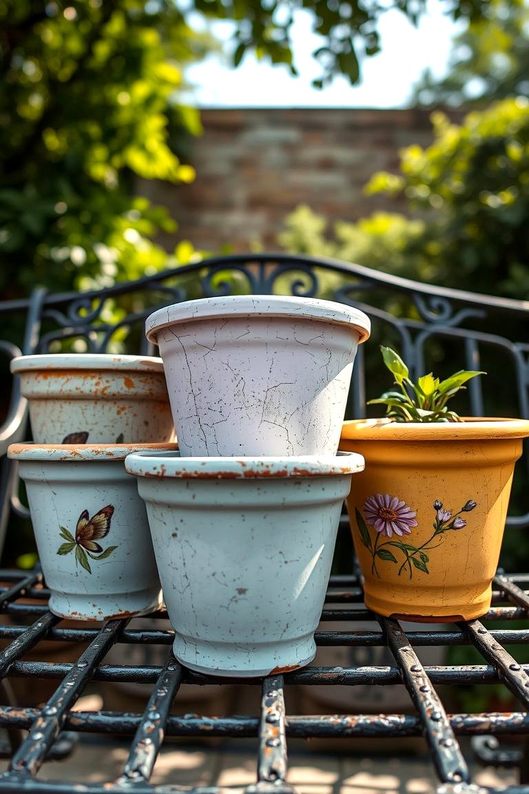 21 Painted Pot Ideas for Creative Plant Container Makeovers