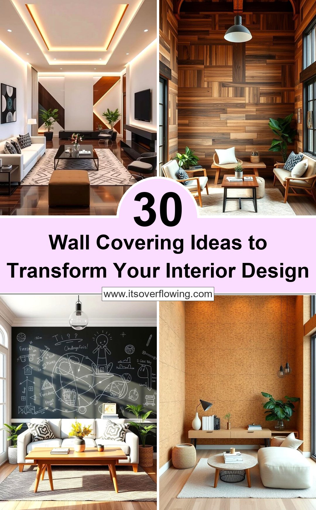30 Wall Covering Ideas to Transform Your Interior Design
