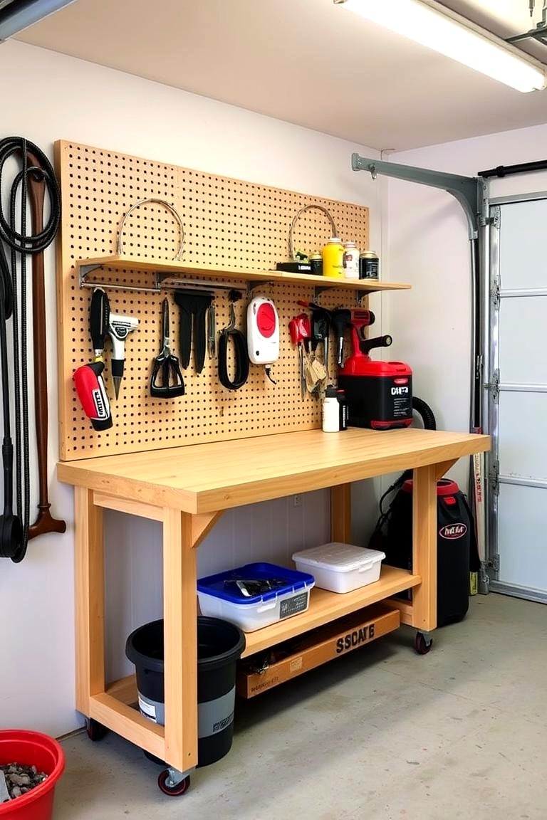 30 Garage Workbench Ideas for Organized DIY Spaces
