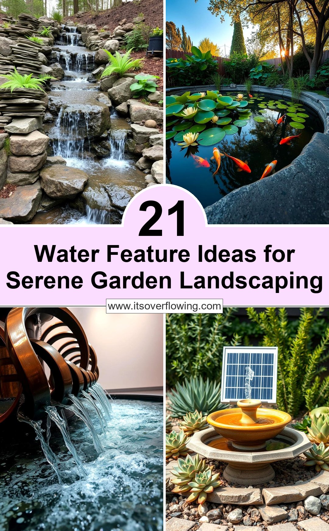 21 Water Feature Ideas for Serene Garden Landscaping