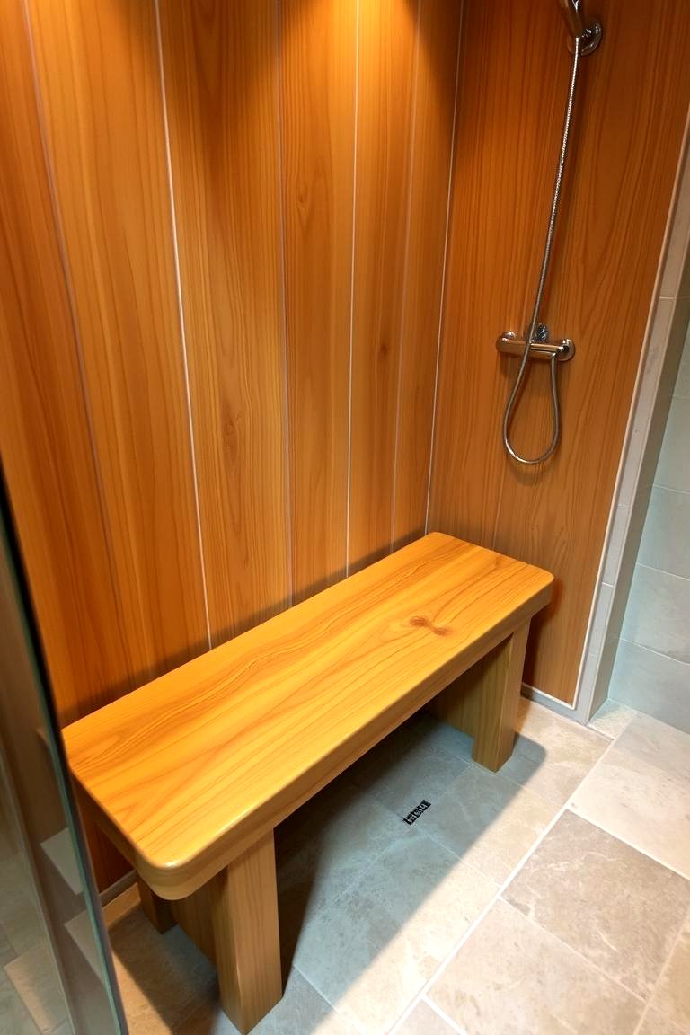 30 Shower Bench Ideas for Functional Bathroom Designs
