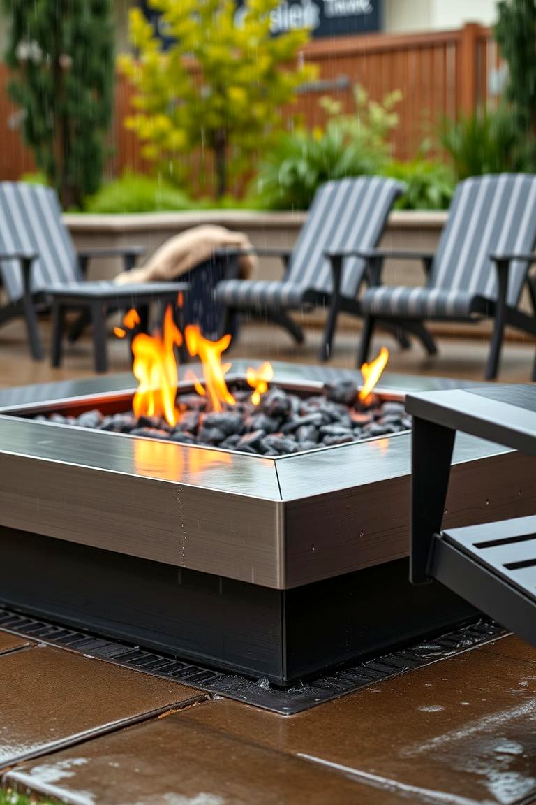 30 Square Fire Pit Ideas for Modern Outdoor Gathering Spaces