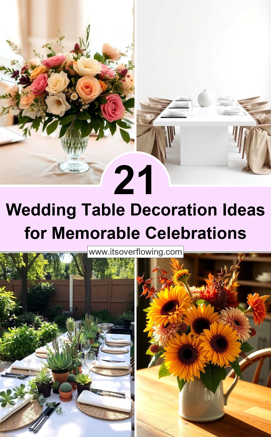 21 Wedding Table Decoration Ideas for Memorable Celebrations