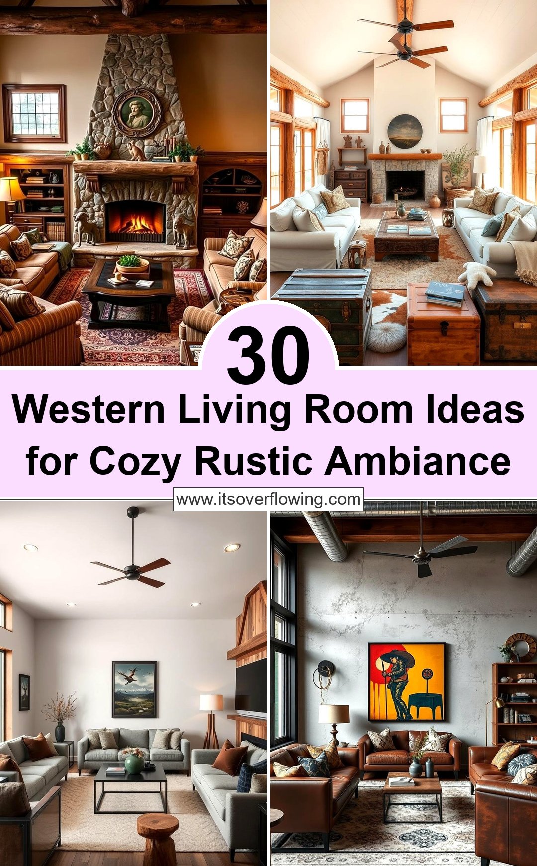 30 Western Living Room Ideas for Cozy Rustic Ambiance