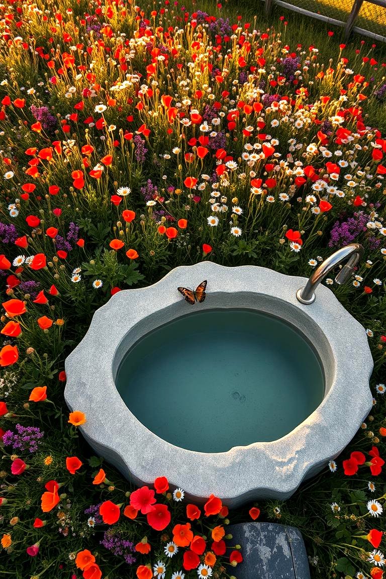 30 Serene Outdoor Bathtub Ideas for a Backyard Oasis