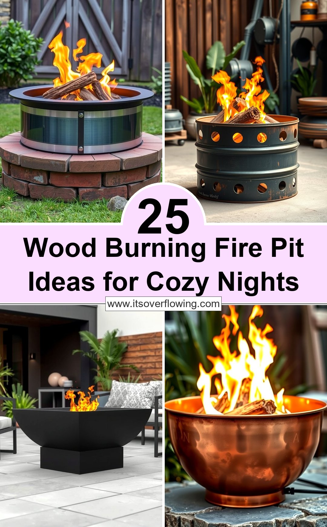 25 Wood Burning Fire Pit Ideas for Cozy Nights