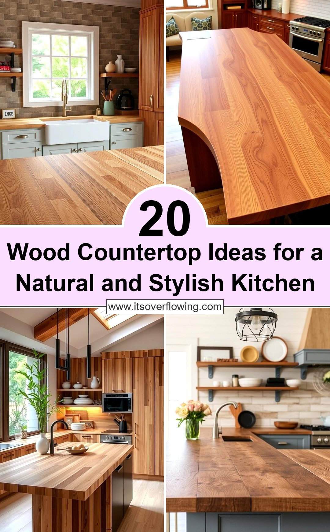 20 Wood Countertop Ideas for a Natural and Stylish Kitchen
