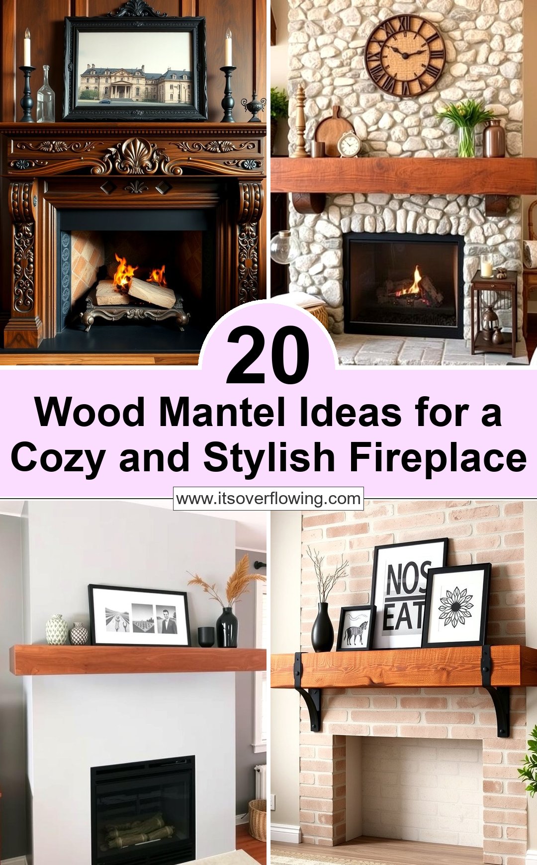 20 Wood Mantel Ideas for a Cozy and Stylish Fireplace