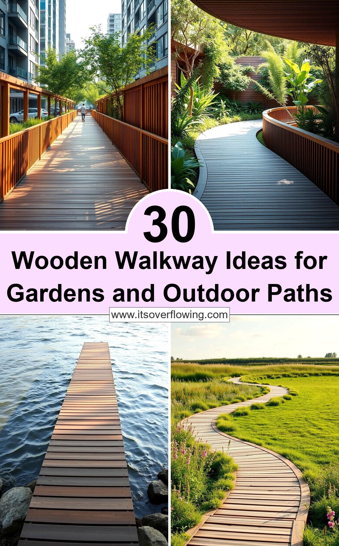 30 Wooden Walkway Ideas for Gardens and Outdoor Paths